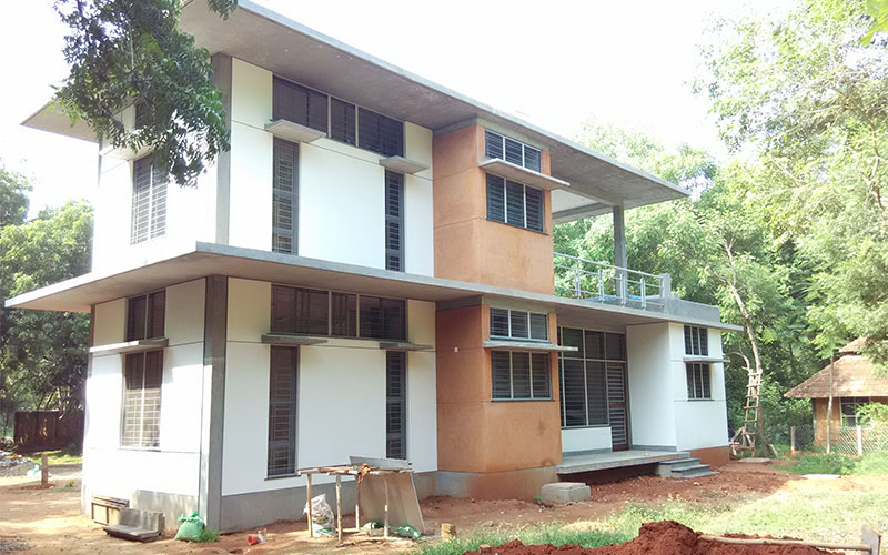 Center guest house-staff quarters – Auroville Design Consultants